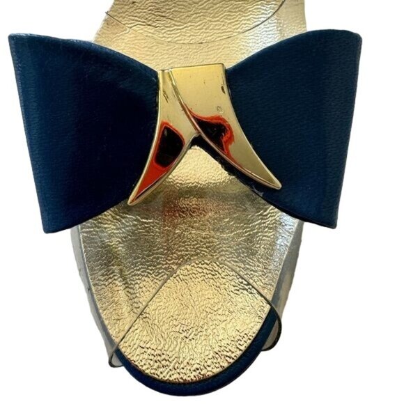 Magdesians | Shoes | Vintage Clear Plastic And Leather Sandals By ...